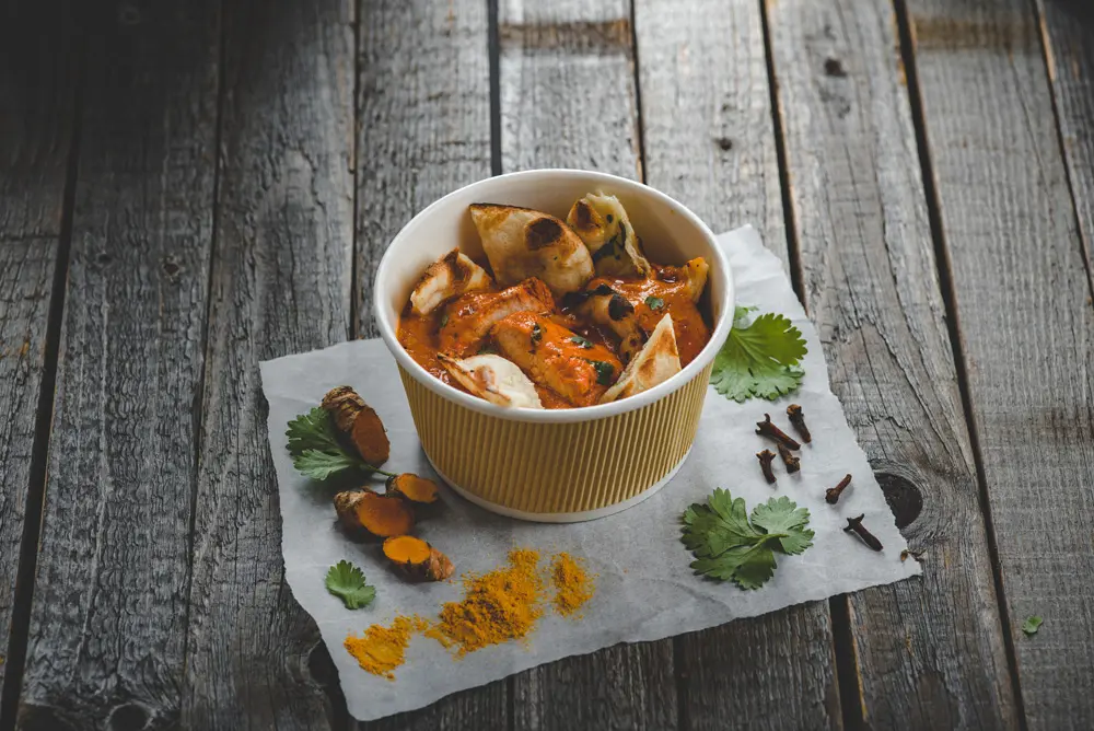 Butter Chicken Naanchos |Bombay Express